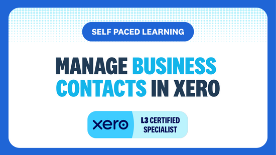 Manage business contacts in Xero : Xero